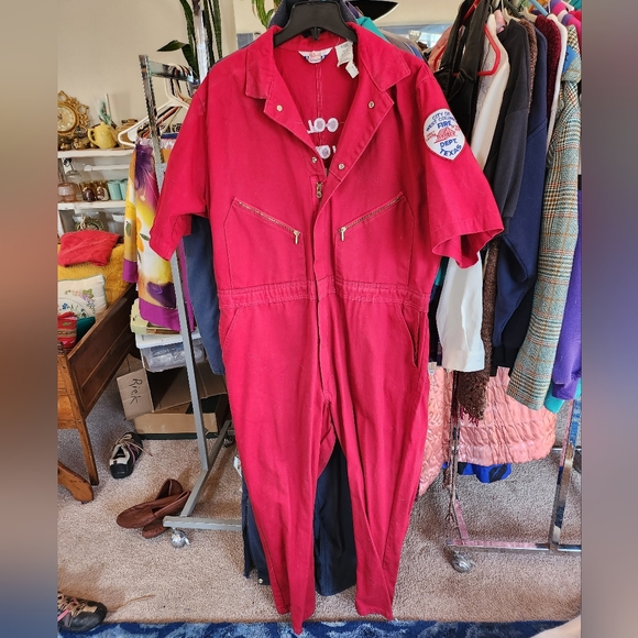 walls master made | Pants & Jumpsuits | Vintage Fire Dept Jump Suit ...